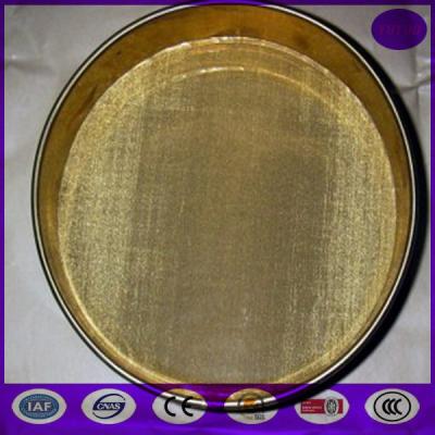 China 0.15mm , 40mesh plain weave brass woven wire cloth for sale