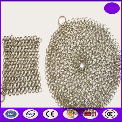 China Pan cast iron cleaner/chainmail scrubber for sale