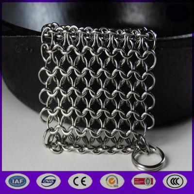 China cookware cleaning scrubber stainless steel cast iron scrubber made in China for sale