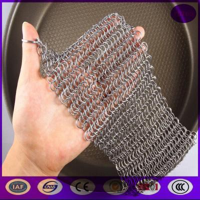 Depurador respetuoso del medio ambiente del pote de Chainmail del acero inoxidable para Cleaninning en cocina