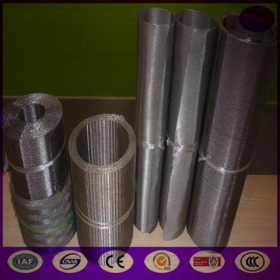 China correa continua del filtro del acero inoxidable 75um para la máquina plástica del cambiador de la pantalla del extrusor en venta