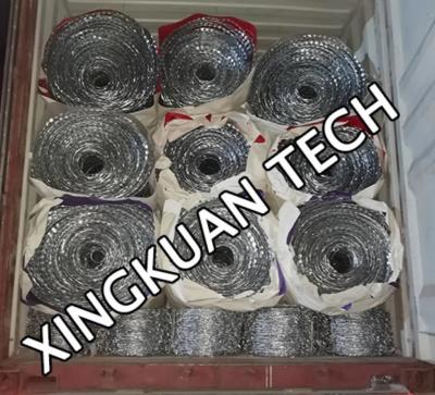 China Ribbon Razor Wire Flat Wrap Coils for secure safe Non Flanged Wire Reinforced for sale