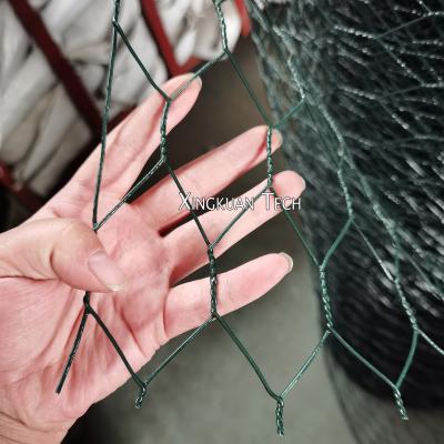 China Galvanized  Chicken Wire Mesh Netting , Hexagonal Wire Mesh Vinly Coating PVC for sale
