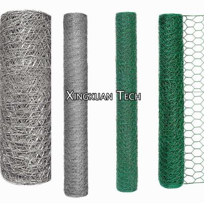 China Galvanized  Chicken Wire Mesh Netting , Hexagonal Wire Mesh Vinly Coating PVC for sale