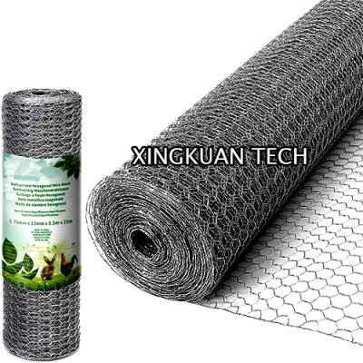 China Hexagonal HDG Chicken Wire Mesh For Poultry Netting 10m 20m Length for sale