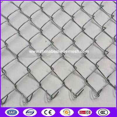 China China knuckled Hot dipped galvanized Chain link fence wire mesh ( KK ) for sale