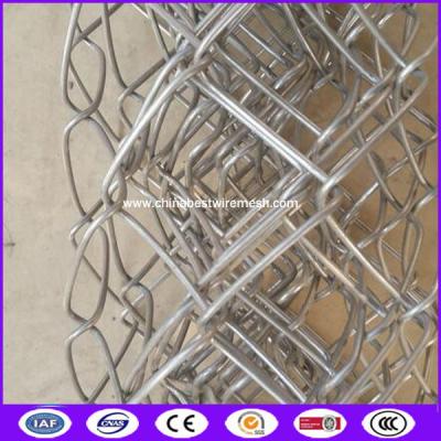 China zinc coating 6 x 6 Thick heavy chain link fence mesh roll for  function Dog Kennels for sale