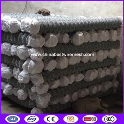 China zinc coating 6 x 6 Thick heavy chain link fence mesh roll for  function Dog Kennels for sale