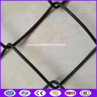 China Black Vinly and Electro Galvanized Chain Link Fence for Security for sale