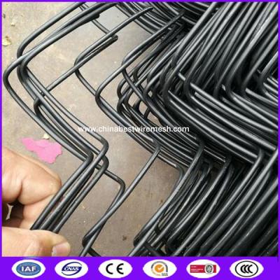 China Black Vinly and Electro Galvanized Chain Link Fence for Security for sale