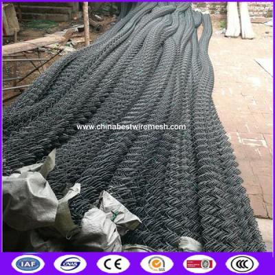 La cerca negra 80mm*80m m de la alambrada del PVC del color hizo en cina