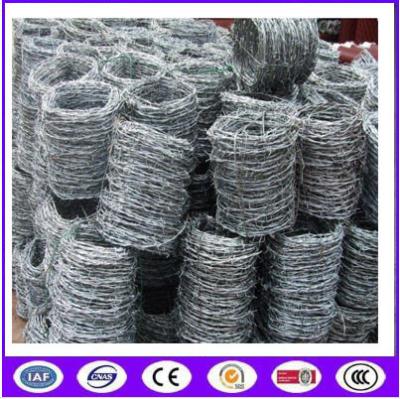 China strong barbed wire for playground/ sharp barbed wire for prison for sale