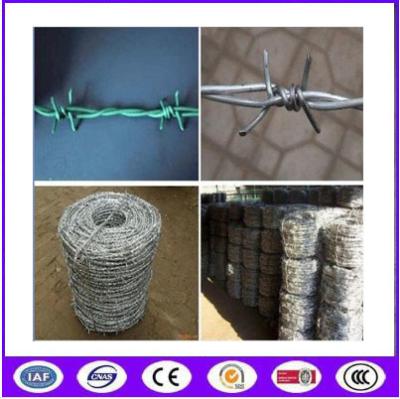 China Anti Climb Galvanized Double Barbed Wire for sale
