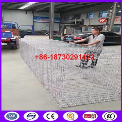 China High Tensile Galvanized Steel Wire Welded Gabion Box Wear And Abrasion Resistance for stone keeping for sale