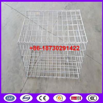China Hot Dipped Galvanized Welded Mesh Gabion For Retaining Wall to construct a rip rap extending from a concrete port for sale