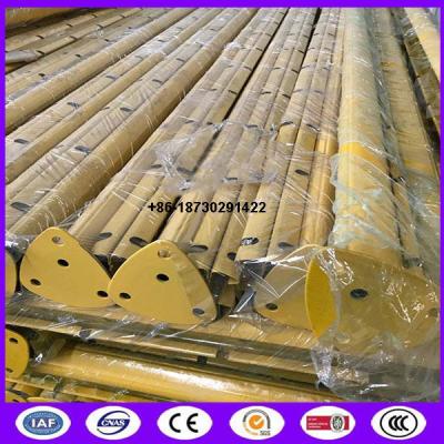 China Decorative  fence -Peach Shape post ,Triangle Bending Panel  as fence application for sale