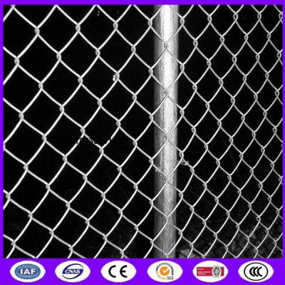 China Low cost silver color iron chain link mesh for encircling wasteland with high recycling value and easy installing for sale