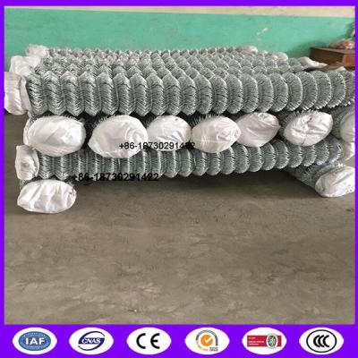 China Low cost silver color iron chain link mesh for encircling wasteland with high recycling value and easy installing for sale