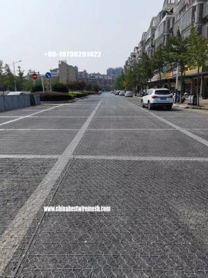 Reinforced mesh for asphalt concrete pavement with environment and save cost advantage