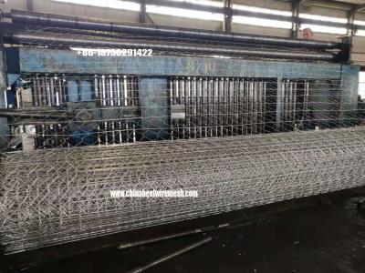 China Reinforced gabion /hexagonal mesh net in the construction of highway white to black made in china for sale