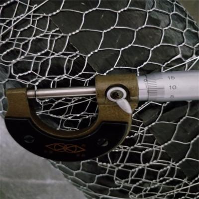 China Hexagonal Wire Mesh Hot Dipped Galvanized Before Weaving for sale