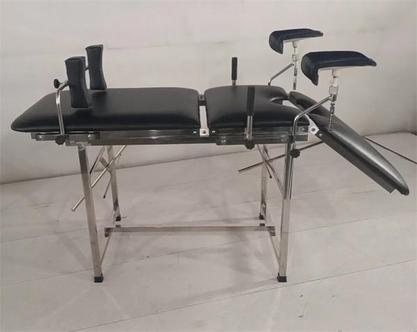 Quality Stainless Steel Surgical Table Gynecology Examination Table Adjustable Backrest for sale