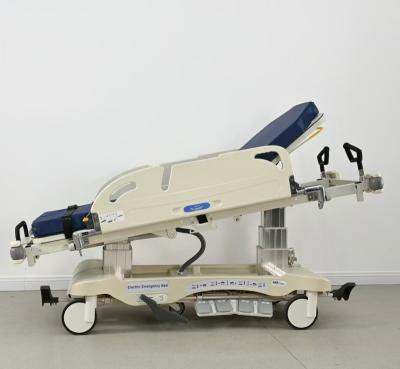 Cina Carrello barella per trasferimento pazienti elettrico intelligente con altezza regolabile automaticamente e integrazione EHR per uso in terapia intensiva/pronto soccorso in vendita