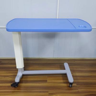 Cina Tavolo da letto medico con pannello ABS, sollevamento a molla a gas e tavolo da letto mobile per ospedale in vendita