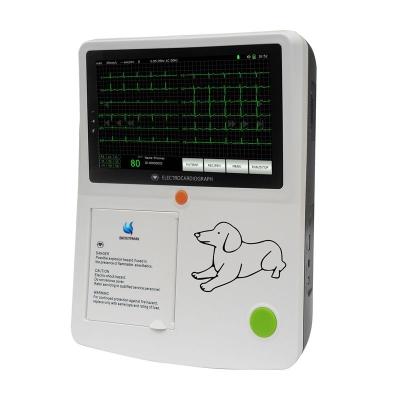 China Gestione dei dati del monitor ECG veterinario specifico per animali, modalità di sospensione e supporto tastiera for sale