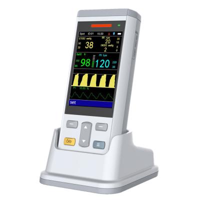 China Veterinary Handheld Pulse Oximeter ETCO2 Monitor SpO2 Capnography Function For Animals for sale