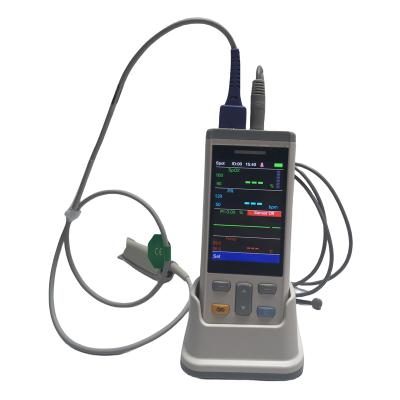 China SpO2 ETCO2 portátil Monitor de pulso exacto oxímetro con Capnography modo visual y de audio for sale