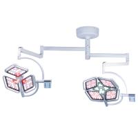 China Dual Head LED Surgical Light 160000 Lux Touchscreen Shadowless Operating Lamp for sale