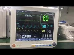 Máquina portátil de monitoreo del paciente para monitoreo continuo de la frecuencia cardíaca, temperatura del oxígeno