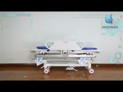 OR-Ready Hospital Transport Stretcher Radiolucent Design For Seamless Surgery Transfers