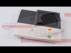 Elettrocardiografo a 3 canali LED HD, Tastiera per smartphone, Software Wireless e PC