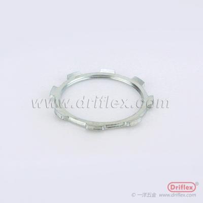 China Driflex flexible metallic conduit zinc plated steel/brass/stainless steel lock nut 20mm,25mm,32mm for sale