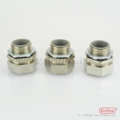 China nickel plated brass straight connector made by driflex for sale