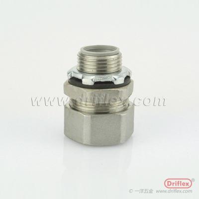 China Waterproof Stainless steel 304 metal flexible Conduit Fittings-Straight automotive wiring connectors for sale