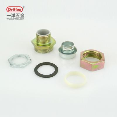 China Colour Zinc Plated Steel Connector-Straight waterproof automotive connectors for sale