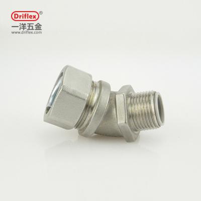 China tianjin driflex manufacturer flexible conduits 45degree stainless steel wiring couplings for sale