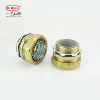 China flexible conduit wiring accessory malleable iron power connectors made by driflex for sale