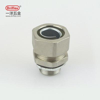 China Stainless Steel 304/316 Straight Connector with throat,sealing rings,bushing,nut for sale