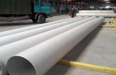 China Round Welded Stainless Steel Tubing , ASTM A554 Large Dimaer Water Pipe for sale