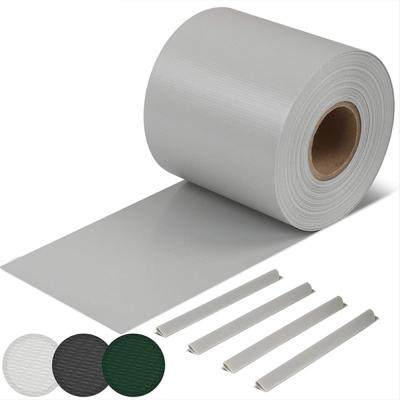 China Outdoor PVC Privacy Fence Screen Custom Printed Garden Shade Net Security Barrier for sale
