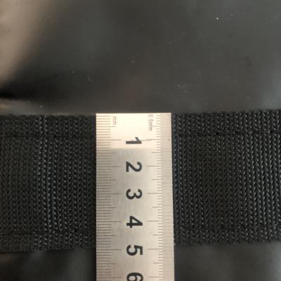 Cina Tessuto di trapaniera in PVC nero 14oz 16x27 4x8ft Trapaniere di legno per camion a piana in vendita