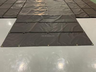Cina Tessuto di trapaniera in PVC personalizzato 16x27 4x8ft Trapaniere di legno per camion piatto in vendita