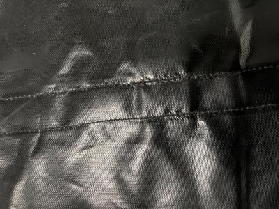 Cina Tessuti di trapaniera in PVC nero, solidi, semi-camion, trapaniera, trapaniera, trapaniere di legno in vendita