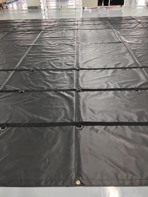 Cina Tessuti di trapaniera in PVC nero, solidi, semi-camion, trapaniera, trapaniera, trapaniere di legno in vendita