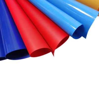 China 100 % Polyester Mildew Resistant  Vinyl Tarp Sheet With Flame Retardant And Tear Resistance for sale