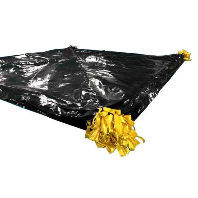 China 10x10ft PVC Snow Removing Tarp with Reinforced Edges UV Resistant Tear Resistant 100% Polyester PVC Coating for sale
